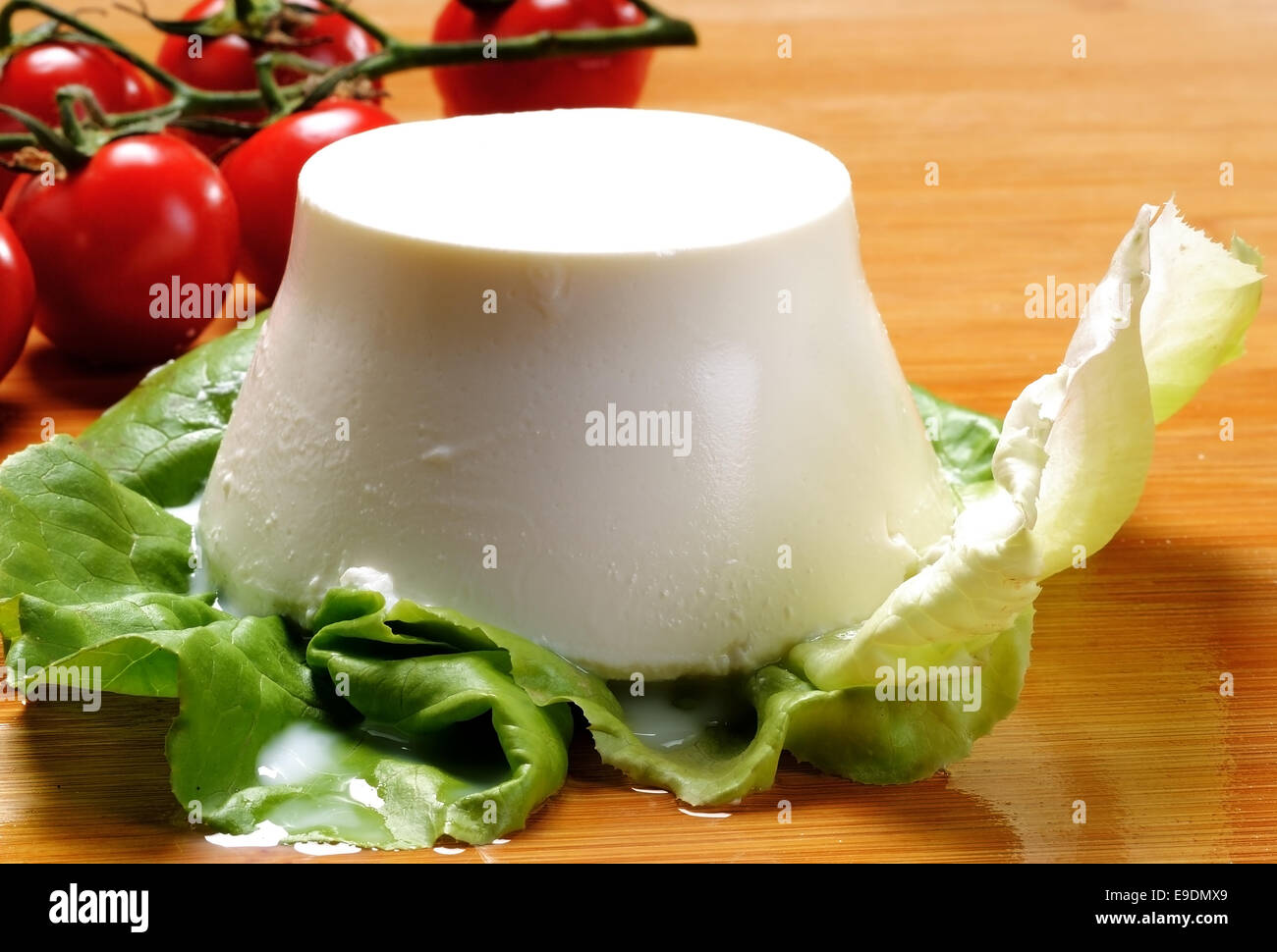 Ricotta, typical Italian cheese Stock Photo - Alamy