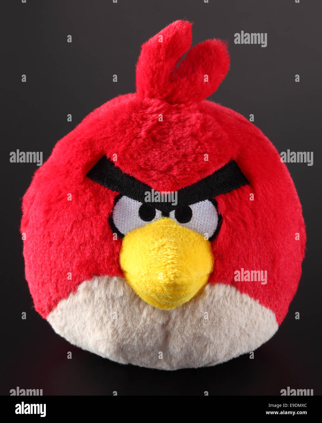 Tambov, Russian Federation - September 22, 2013 Red Angry Birds soft ...