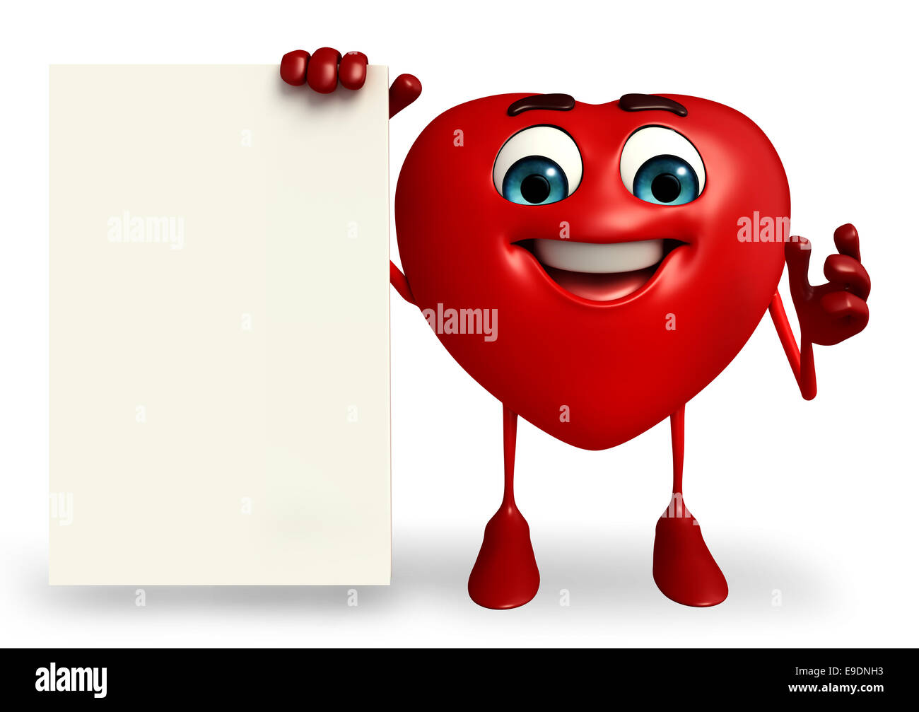Cartoon character heart shape sign hi-res stock photography and images ...