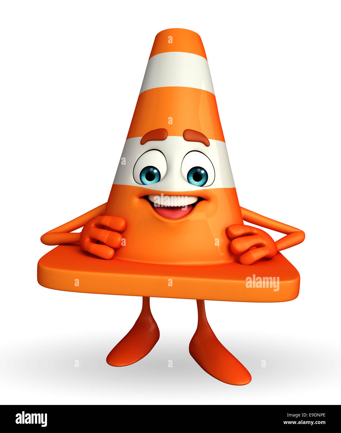 Cartoon character construction cone hi-res stock photography and images ...