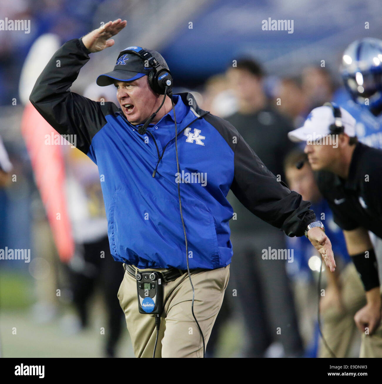 Lexington, Ky, US. 25th Oct, 2014. Kentucky head coach Mark Stoops ...
