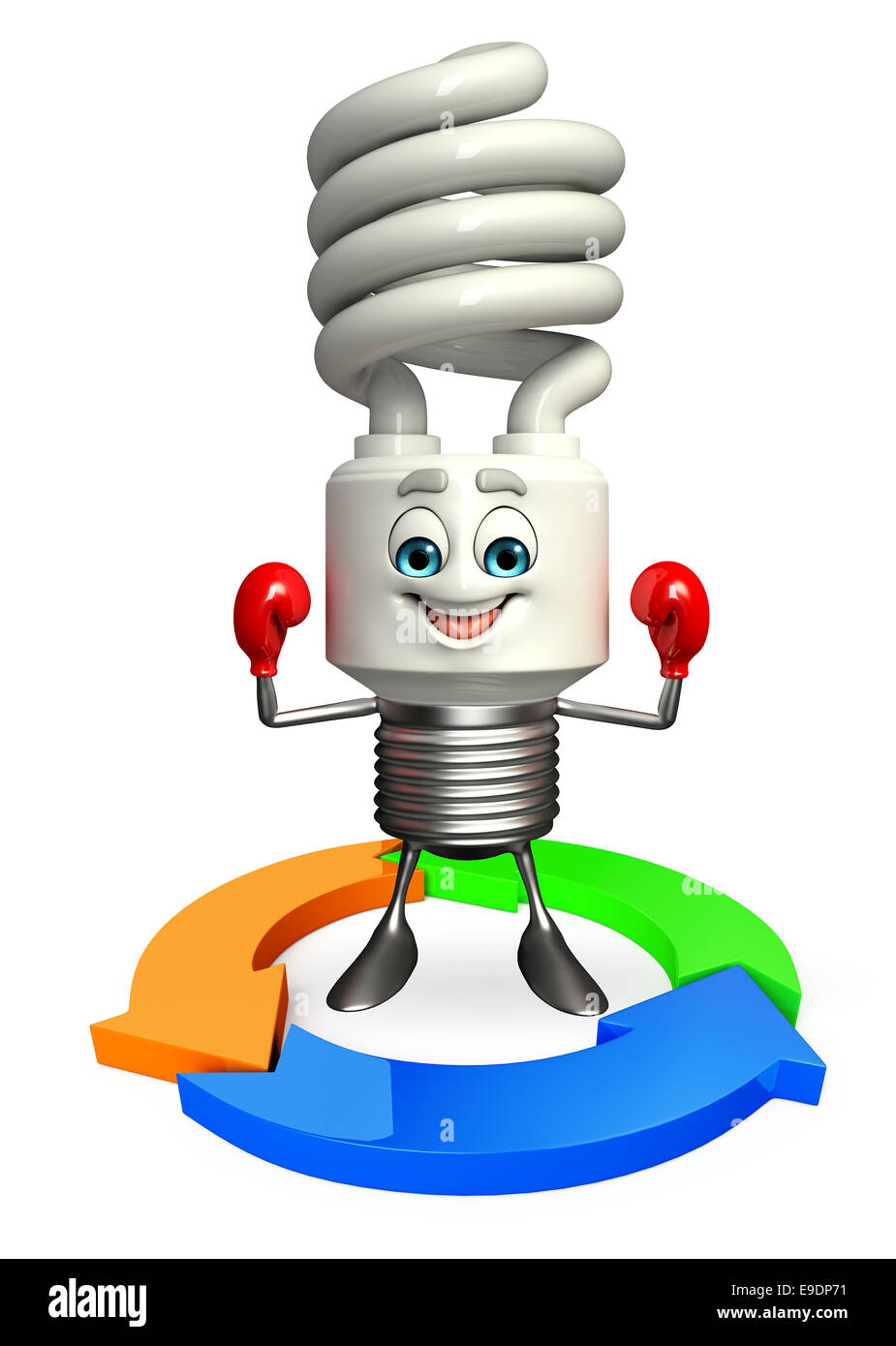 Light bulb idea arrow Cut Out Stock Images & Pictures - Alamy