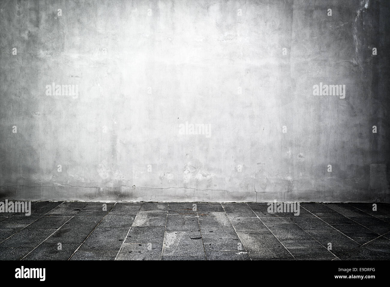 Wide grunge vintage background, empty room interior as backdrop Stock ...