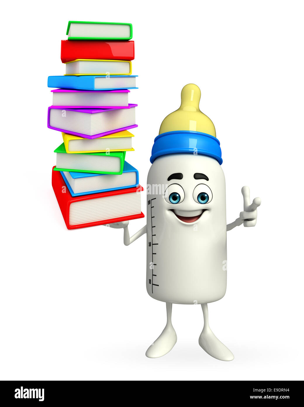 Books milk Cut Out Stock Images & Pictures - Alamy