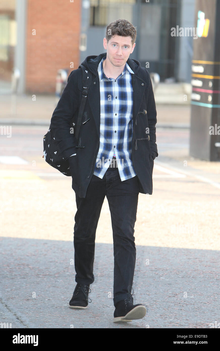 Karl Davies outside the ITV studios Featuring: Karl Davies Where ...
