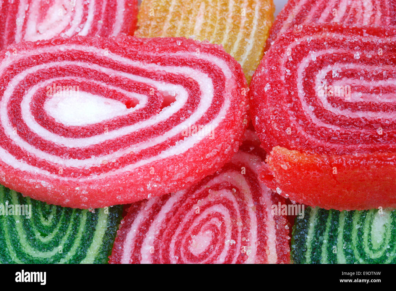 Multicolor Fruit Jelly Stock Photo - Alamy