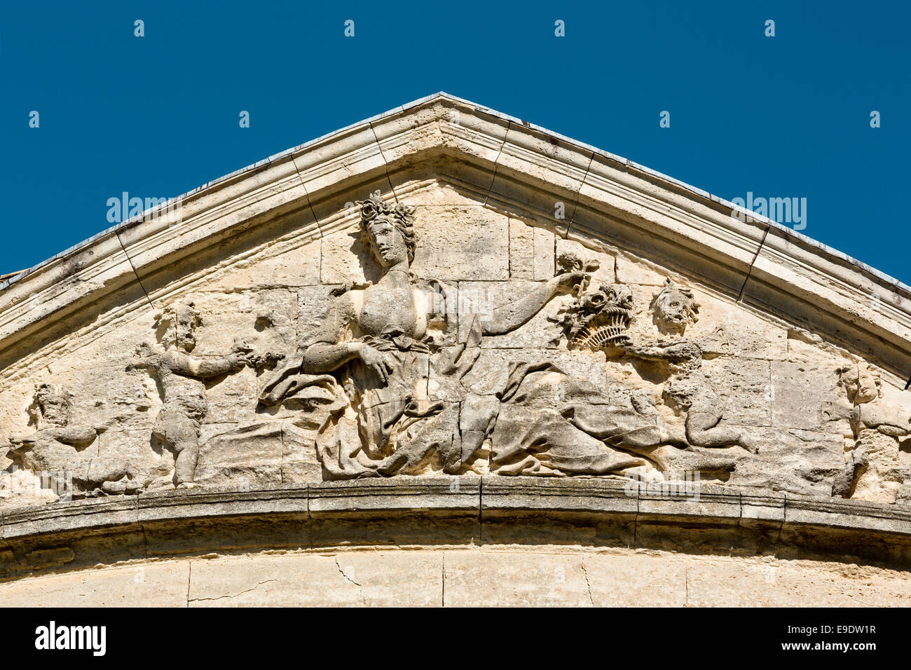 Castle Bonnier de La La Mosson, Montpellier, Herault, France Stock ...