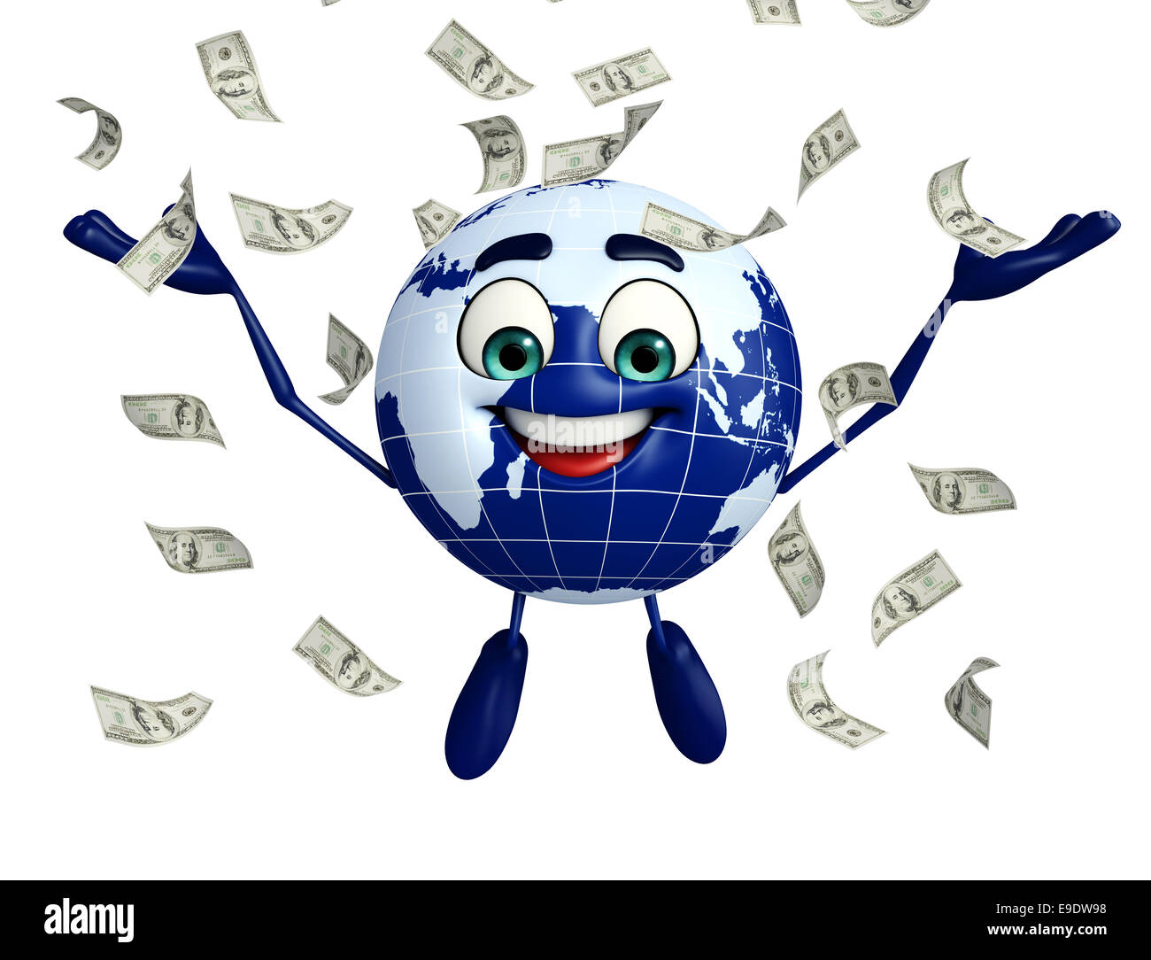 Globe nature dollars hi-res stock photography and images - Alamy