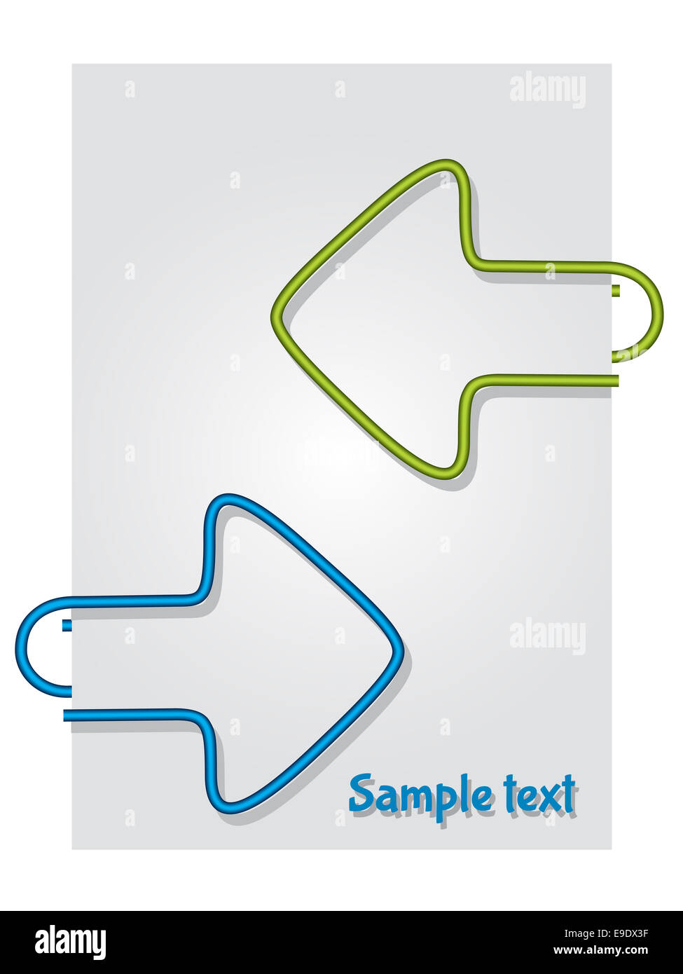 Paperclip arrow hi-res stock photography and images - Alamy