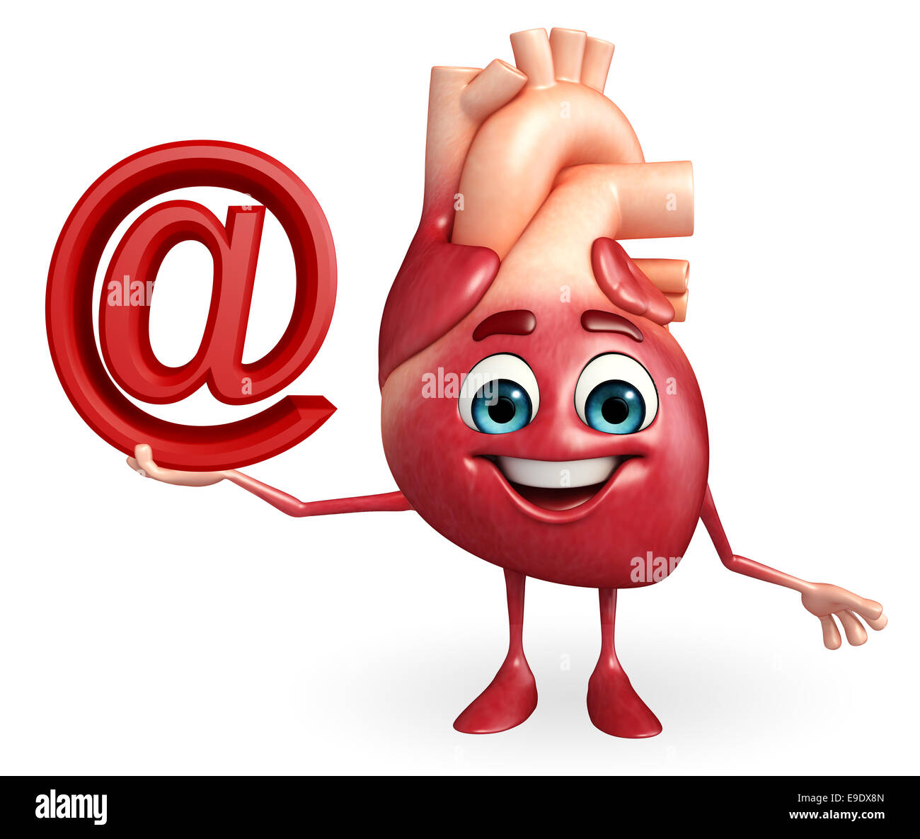 Cartoon character super heart Cut Out Stock Images & Pictures - Alamy