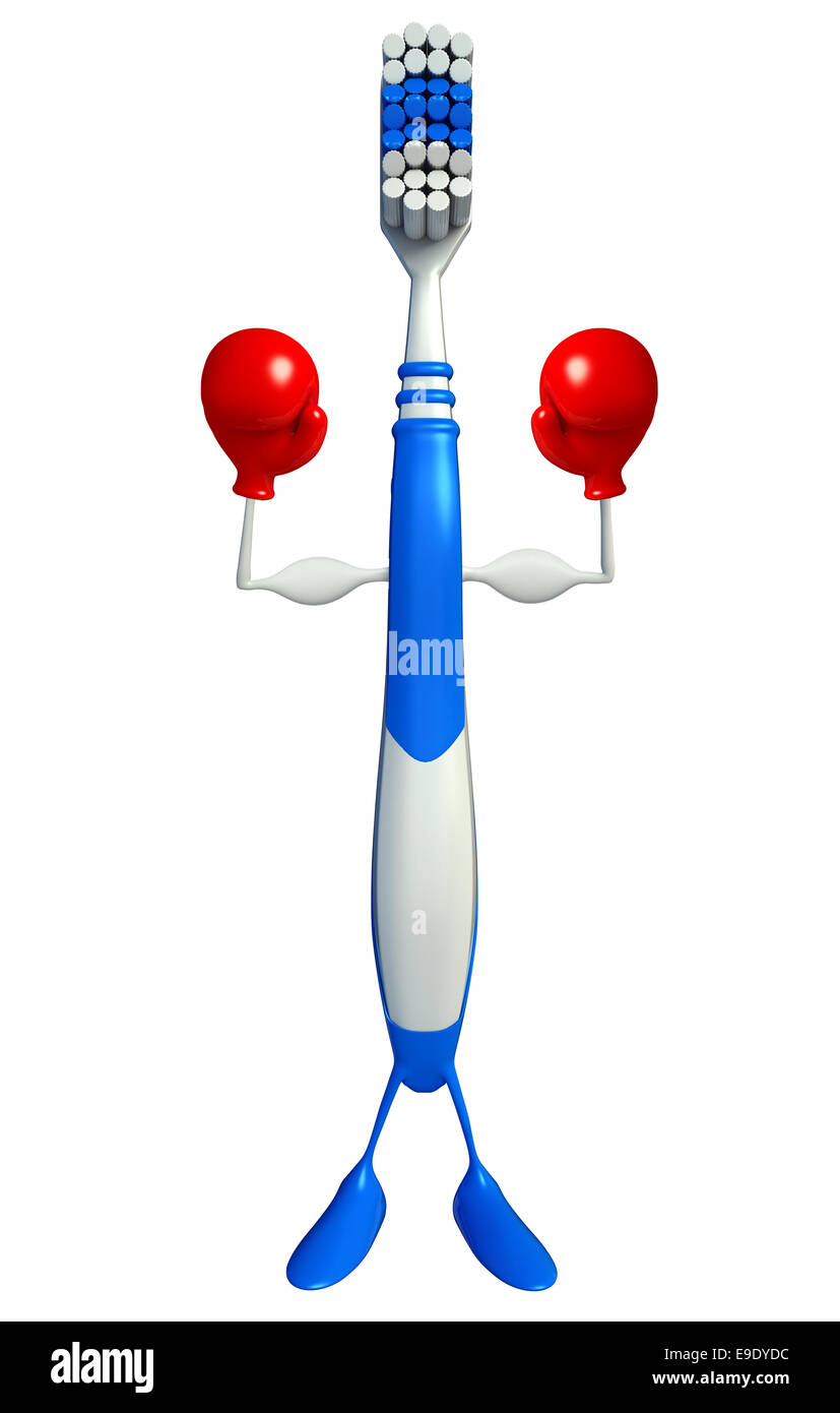 Boxing tooth character cartoon hi-res stock photography and images - Alamy
