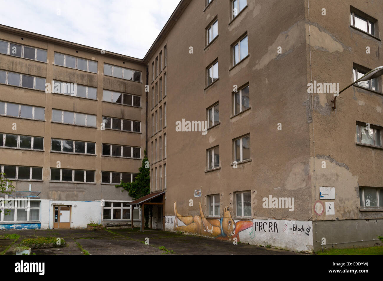 Building of the former kdf holiday complex prora hi-res stock ...