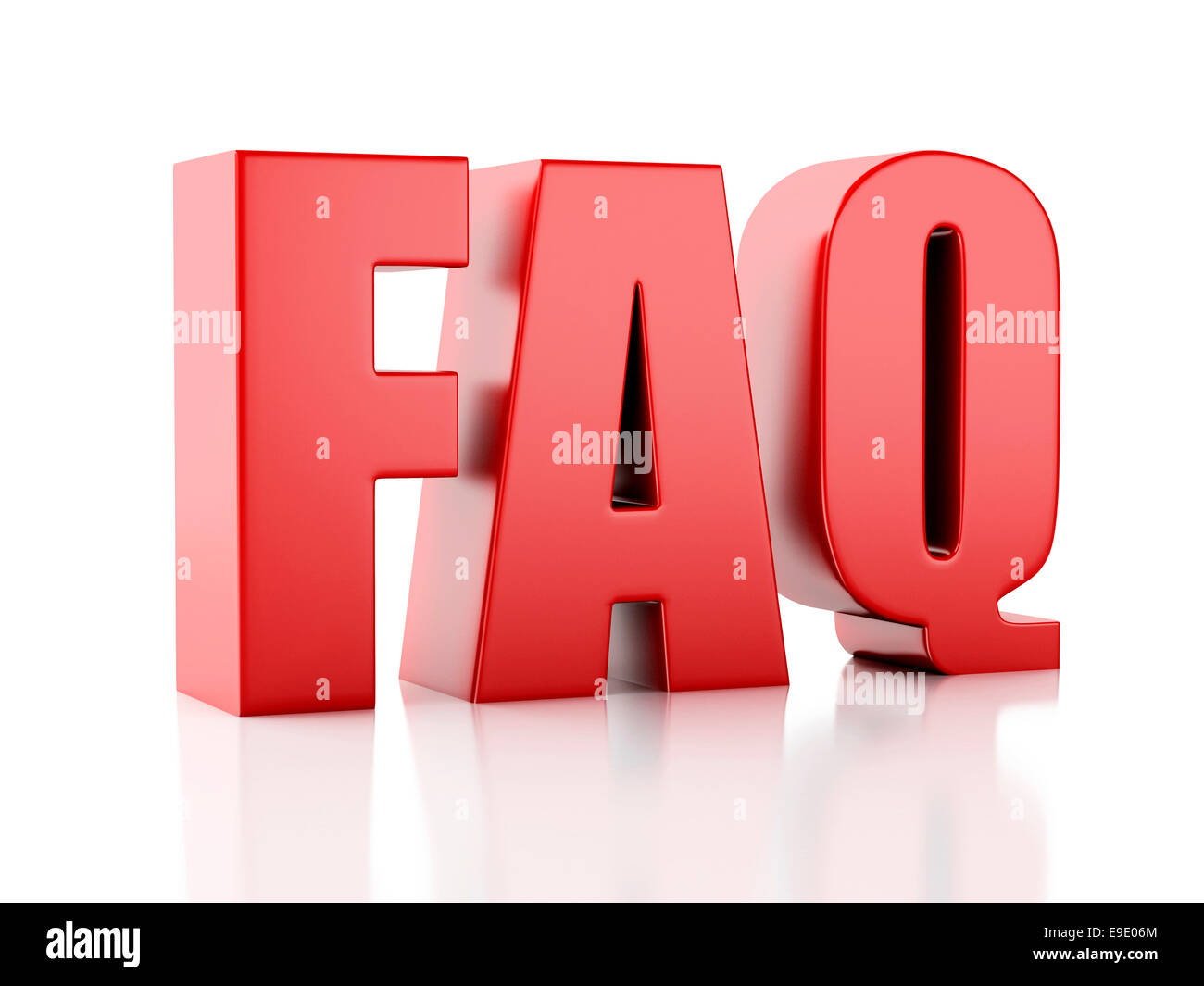 image of Frequently Asked Questions. FAQ concept. 3d illustration on ...