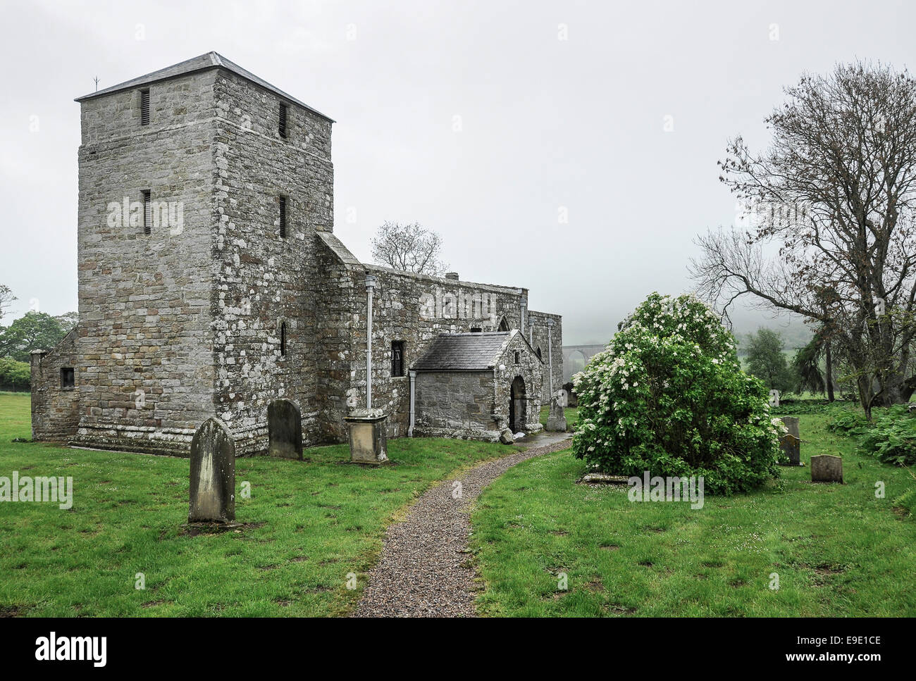 St John the Baptist church, Edlingham, Northumberland. A medieval ...
