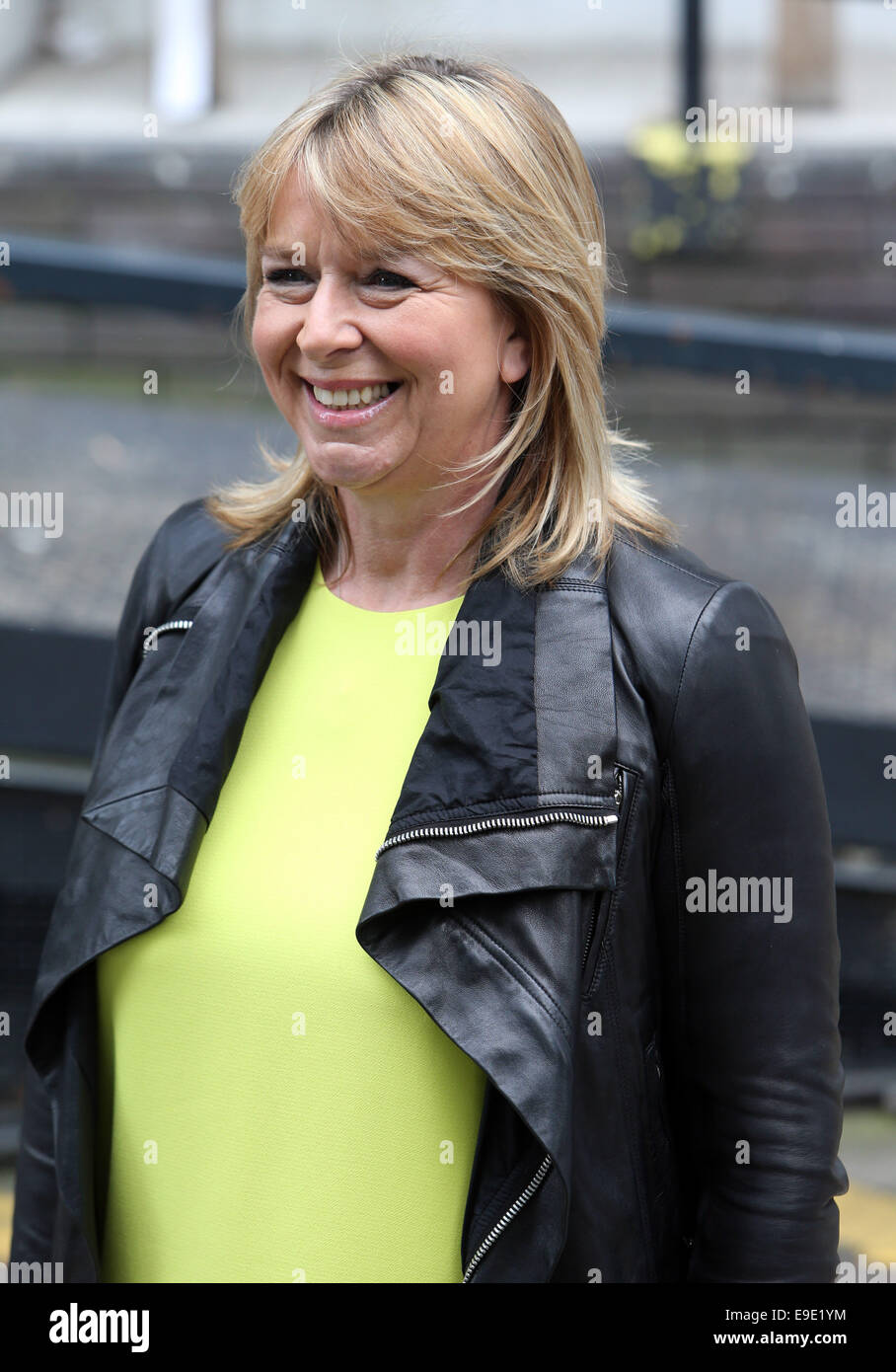 Fern Britton outside ITV Studios Featuring: Fern Britton Where: London ...