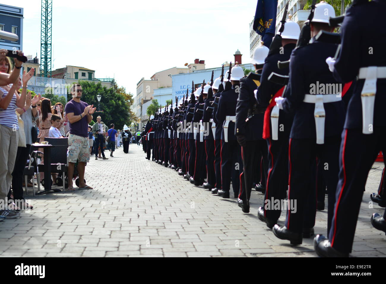 Gibraltar - 26th October 2014 - The British Royal Marines celebrated ...