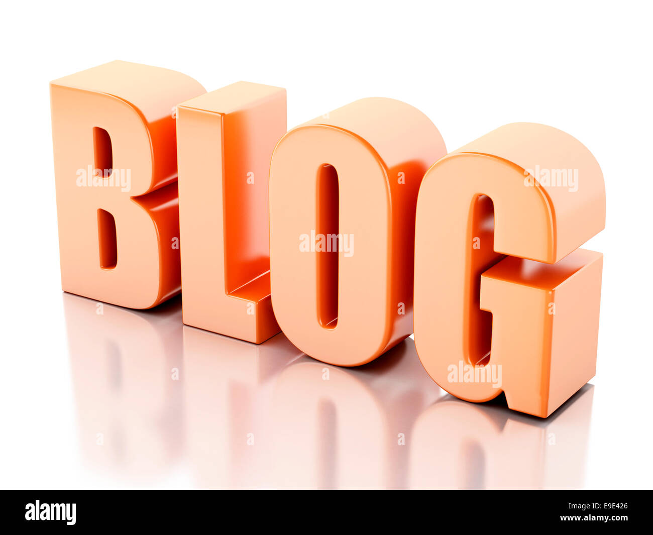 3d man blog sign news hi-res stock photography and images - Alamy