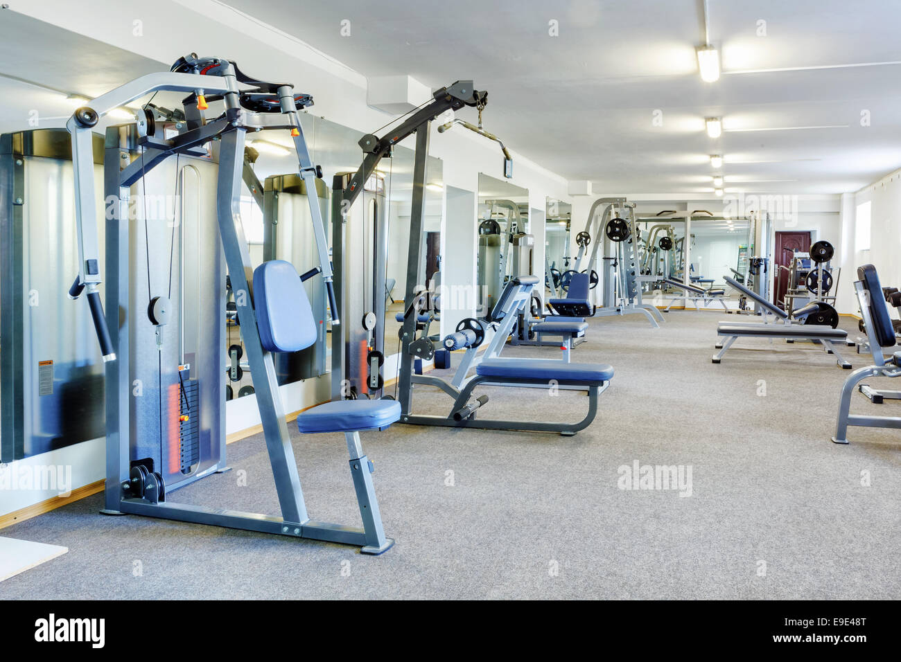 Fitness club interior Stock Photo - Alamy