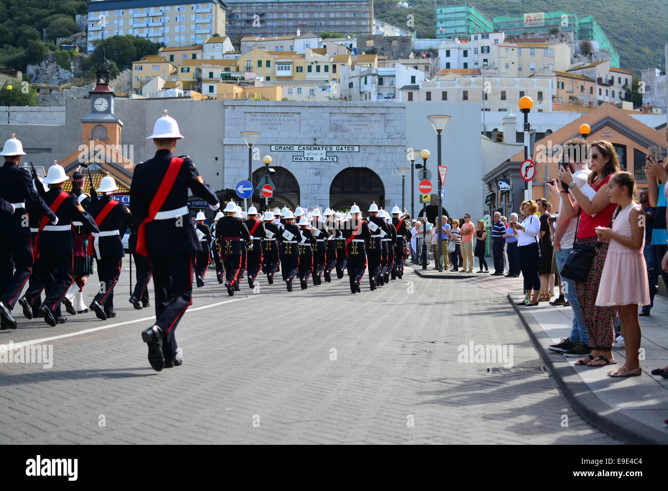 Gibraltar - 26th October 2014 - The British Royal Marines celebrated ...