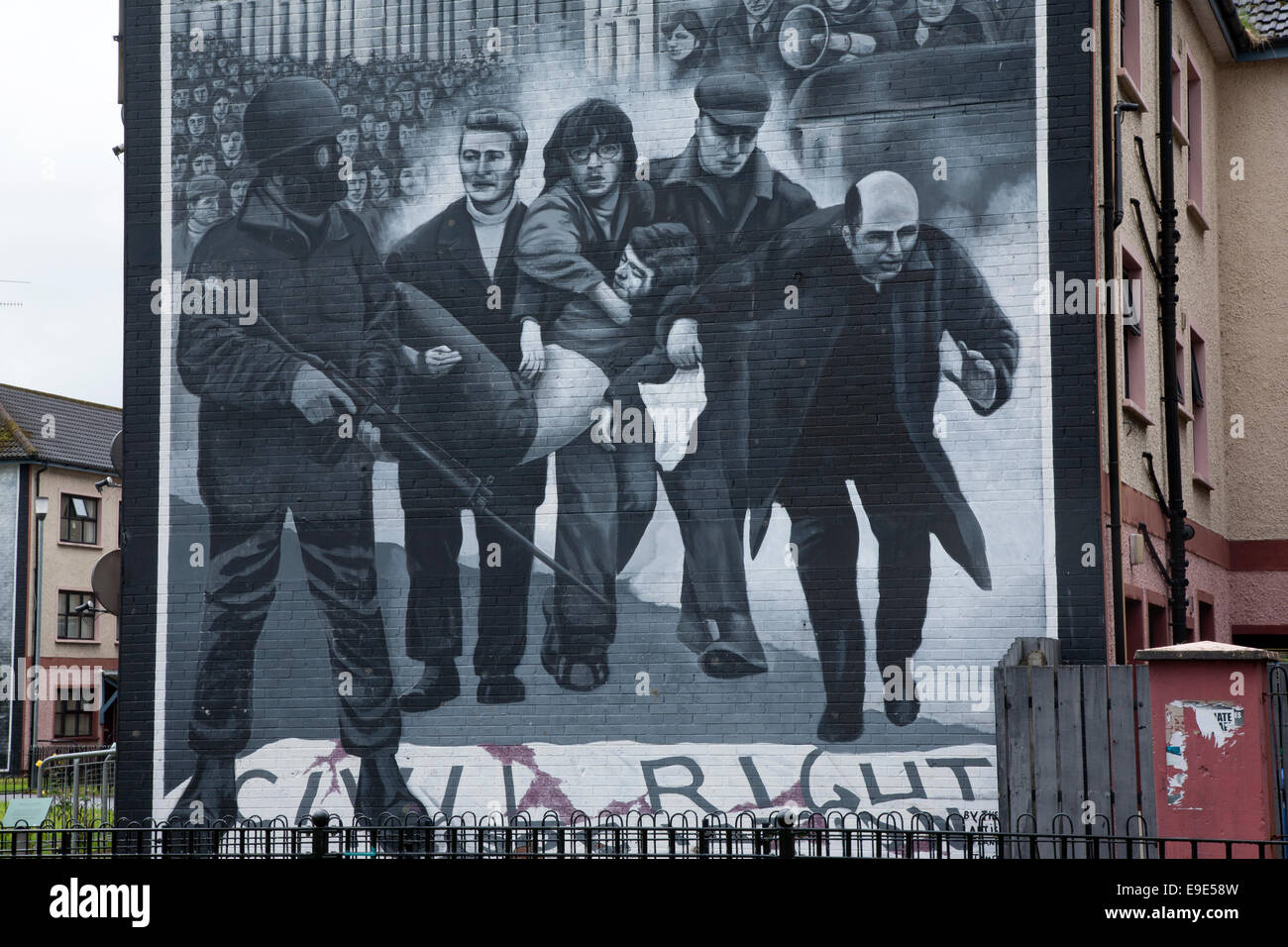 People's Gallery Art Murals; Bogside, Derry - Londonderry; Northern ...