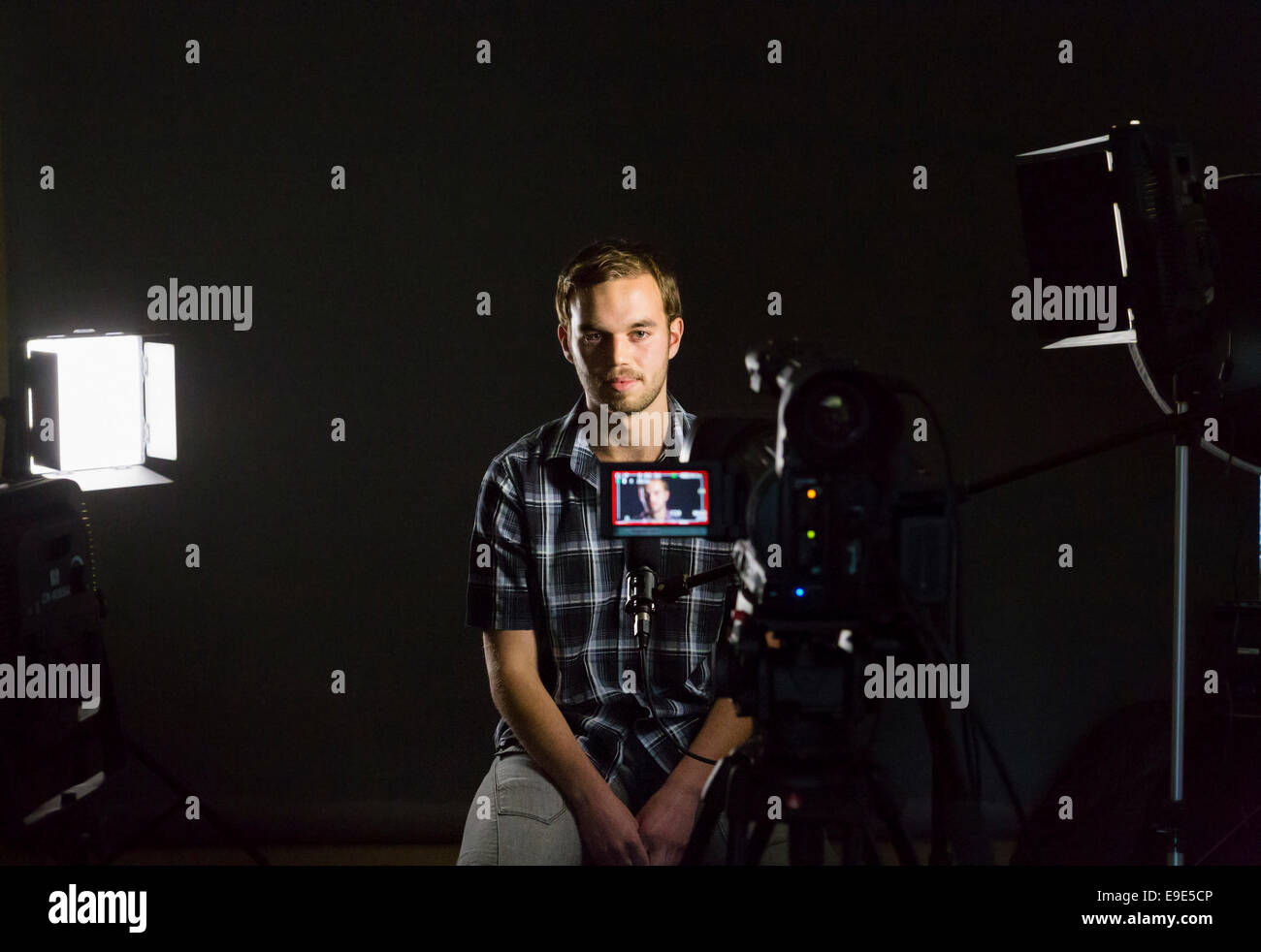 Man Being Filmed High Resolution Stock Photography and Images - Alamy