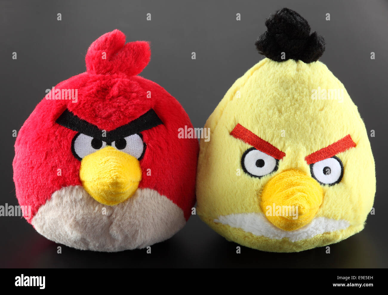 Tambov, Russian Federation - September 22, 2013 Red and Yellow Angry ...