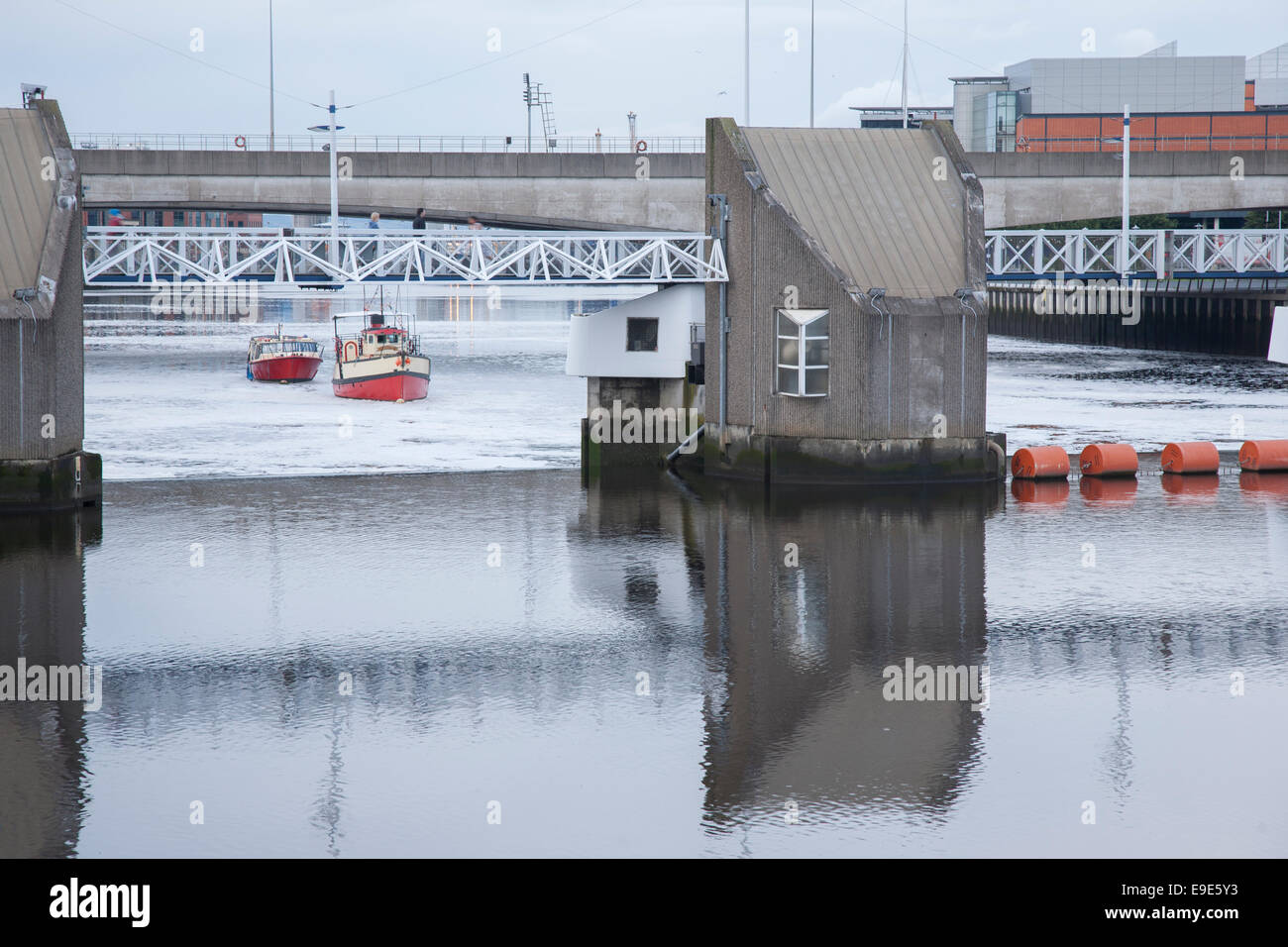 Lagan Weir, River Logan; Belfast; Northern Ireland Stock Photo - Alamy