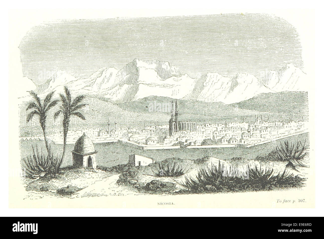 Old nicosia map hi-res stock photography and images - Alamy