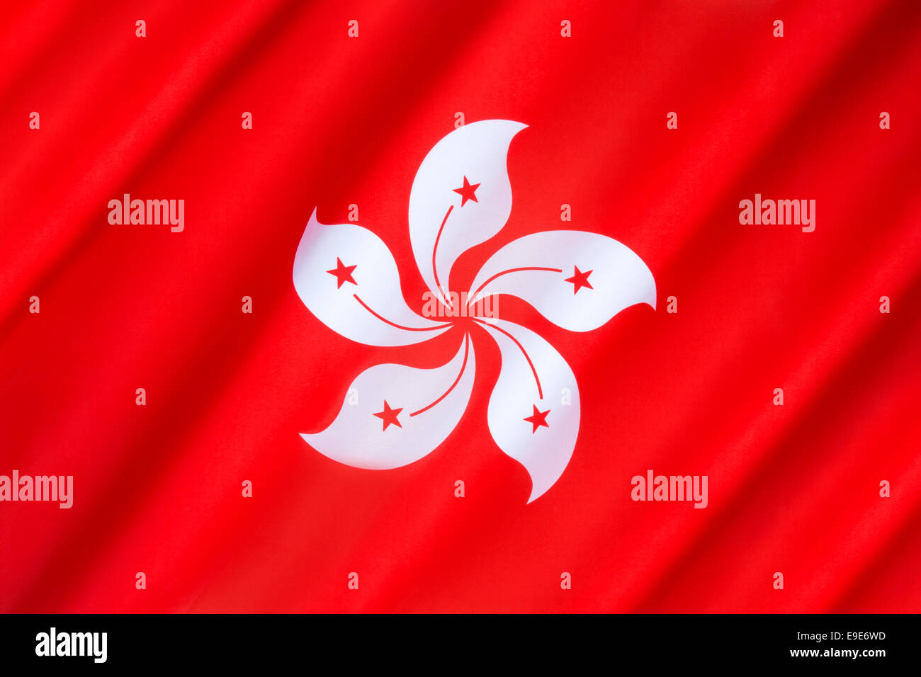 Flag of the Hong Kong Special Administrative Region Stock Photo - Alamy