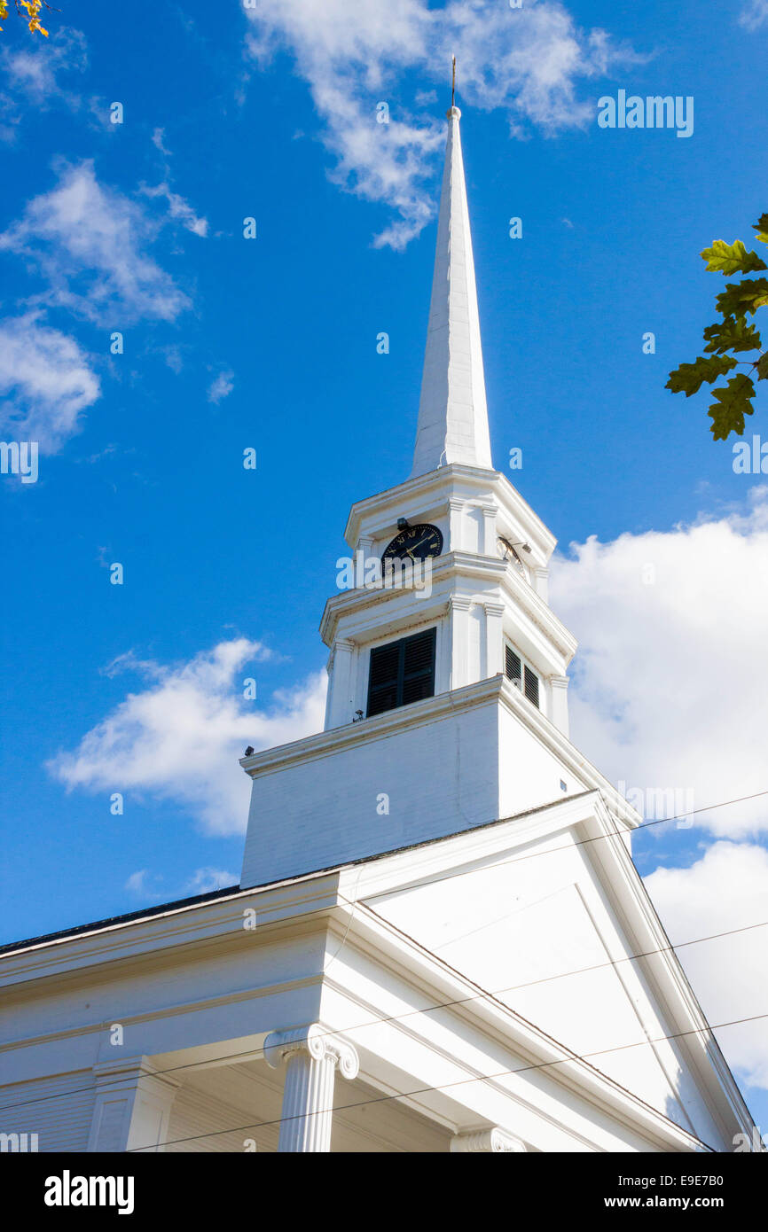 Stowe community church vermont hi-res stock photography and images - Alamy