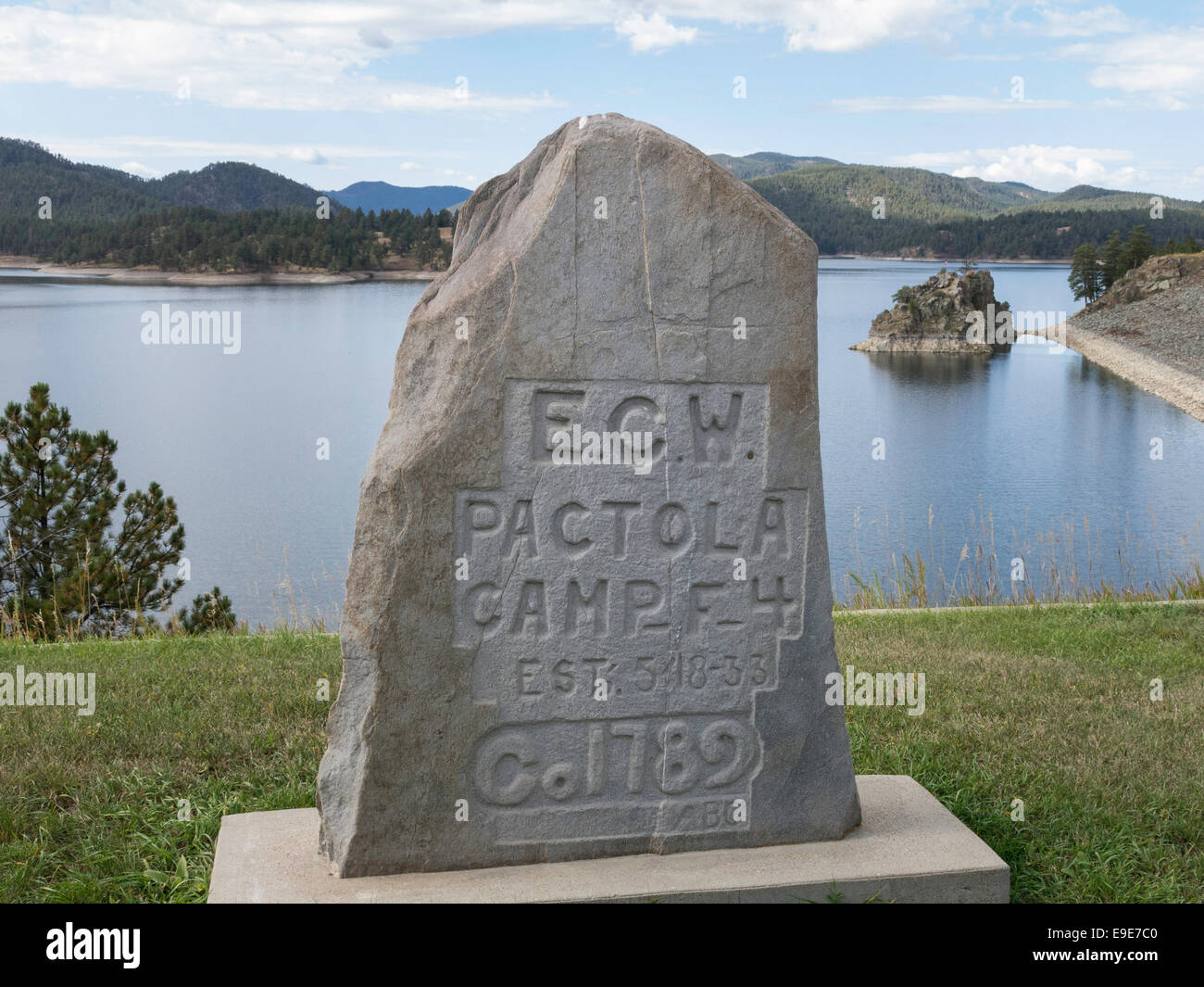 Lake Pactola in South Dakota's Black Hills, USA Stock Photo - Alamy