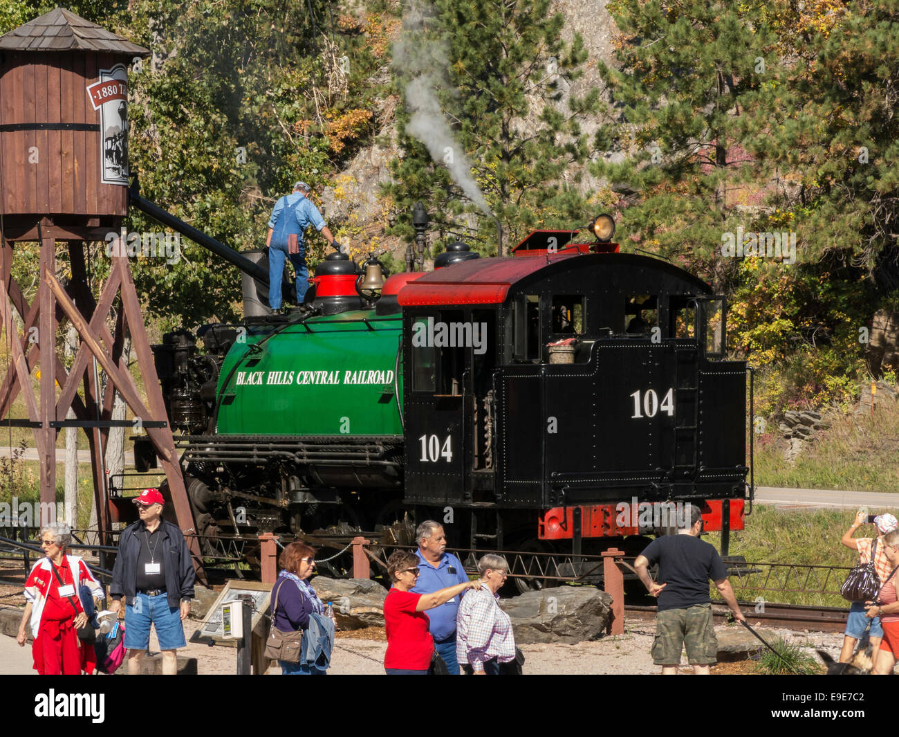 1880 Train, Black Hills Central Railroad, Keystone, South Dakota, USA ...