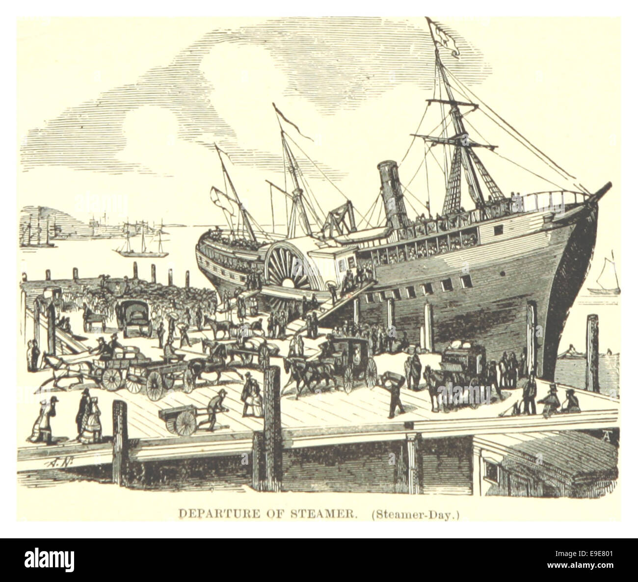 Vintage steamer Cut Out Stock Images & Pictures - Alamy