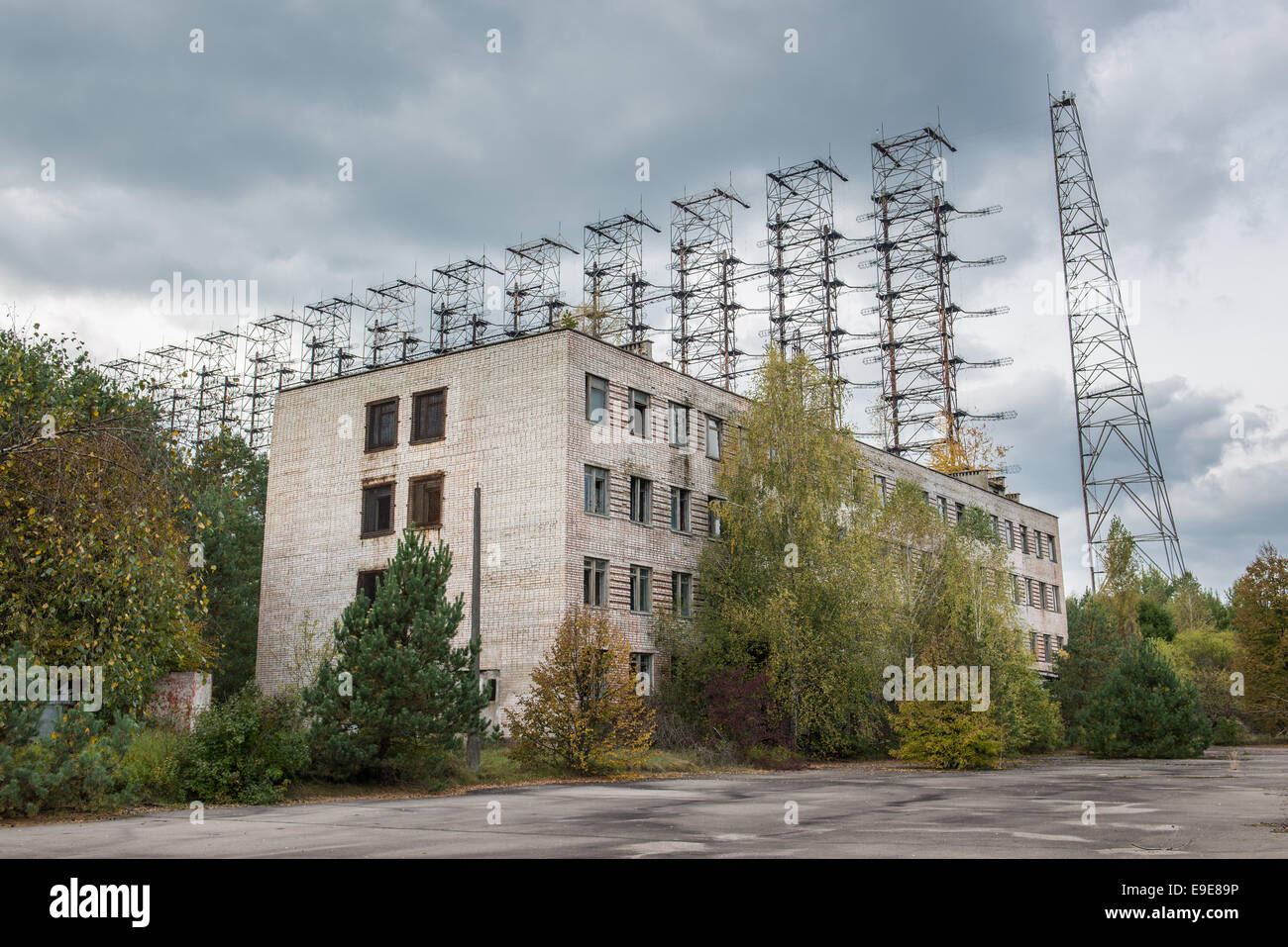 Duga-3 Soviet radar system in Chernobyl-2 military base - Chernobyl ...