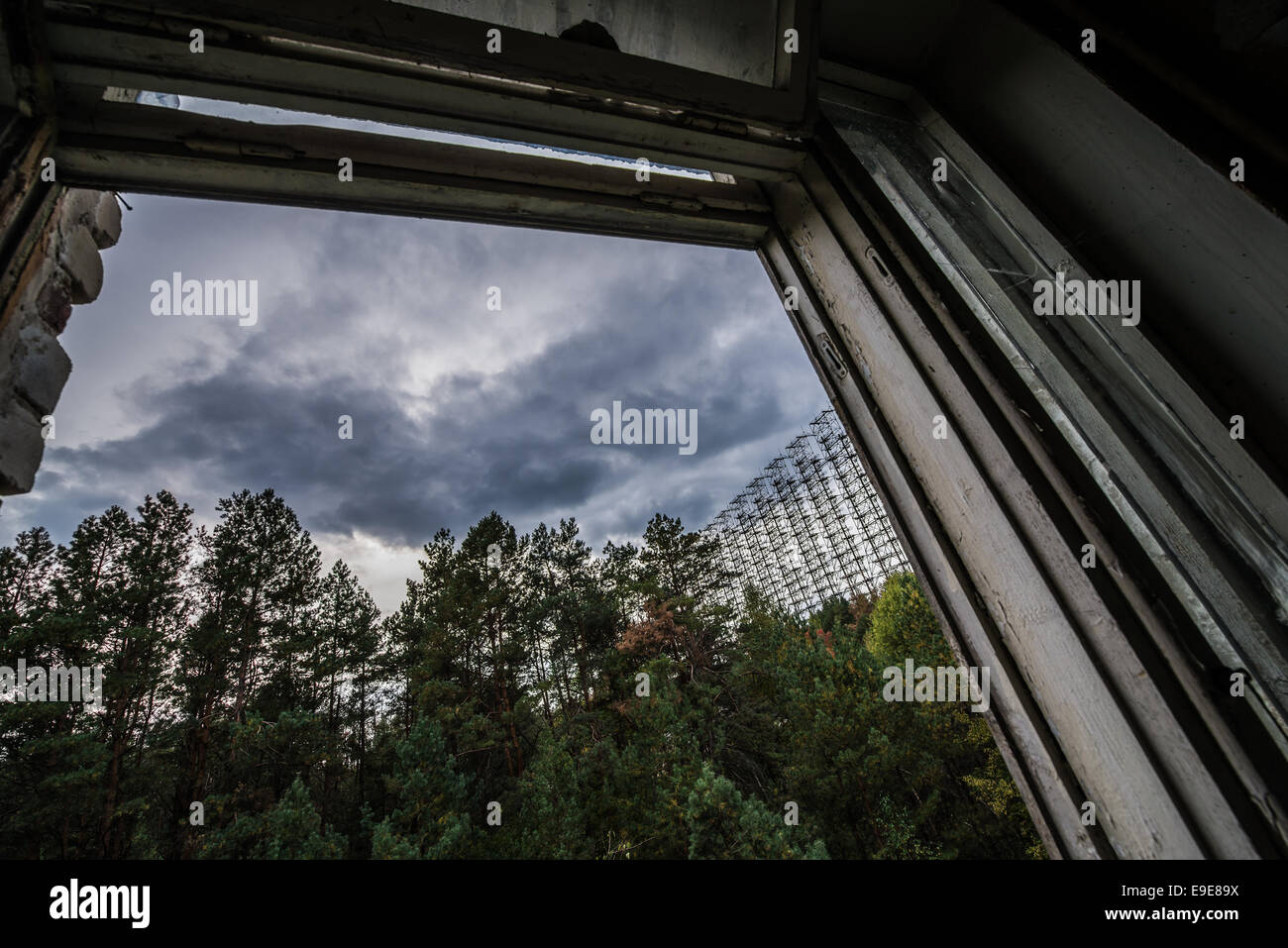 Duga-3 Soviet radar system in Chernobyl-2 military base - Chernobyl ...