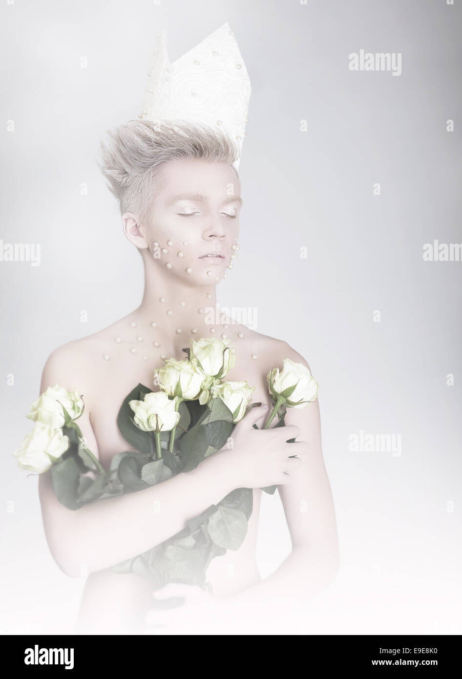 Man holding crown hi-res stock photography and images - Alamy