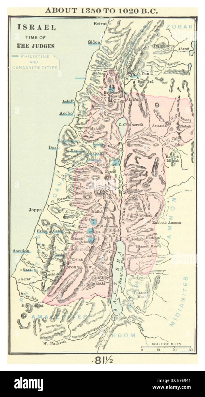 Ancient israel map hi-res stock photography and images - Alamy