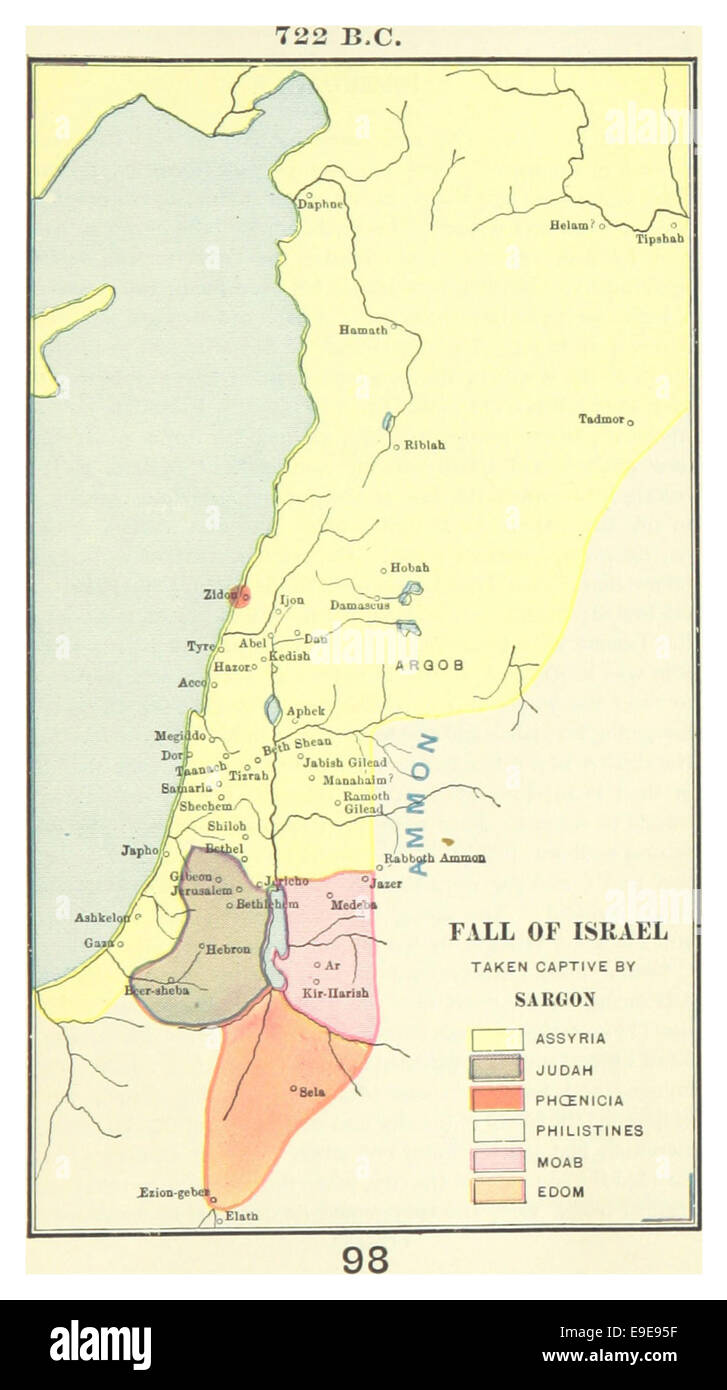 The illustration from MACCOUN (1899), p121, depicts the fall of Israel ...