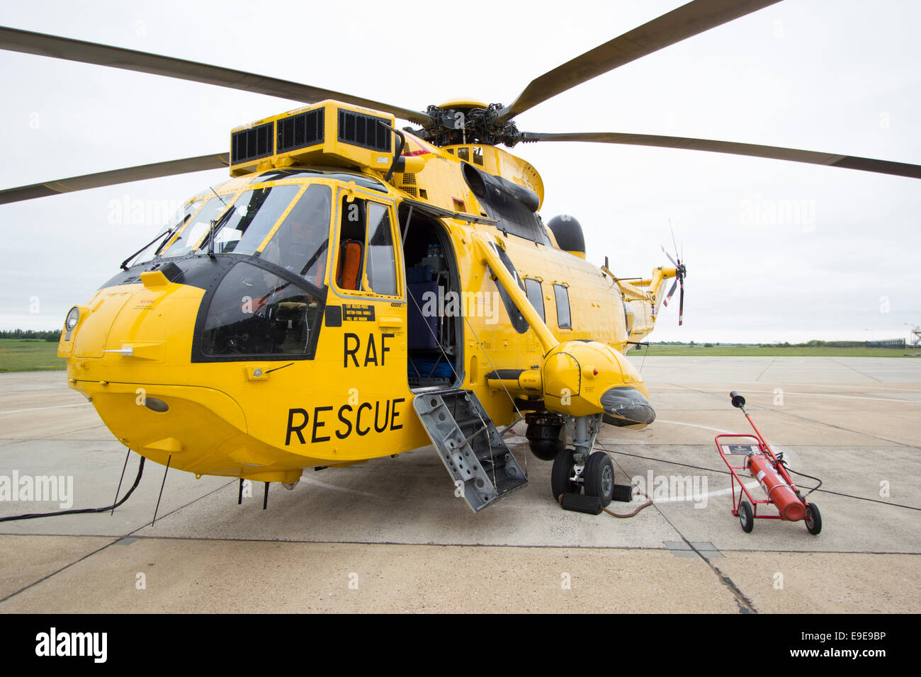 Search & Rescue Sea King of 22 Squadron RAF based at Wattisham airfield ...