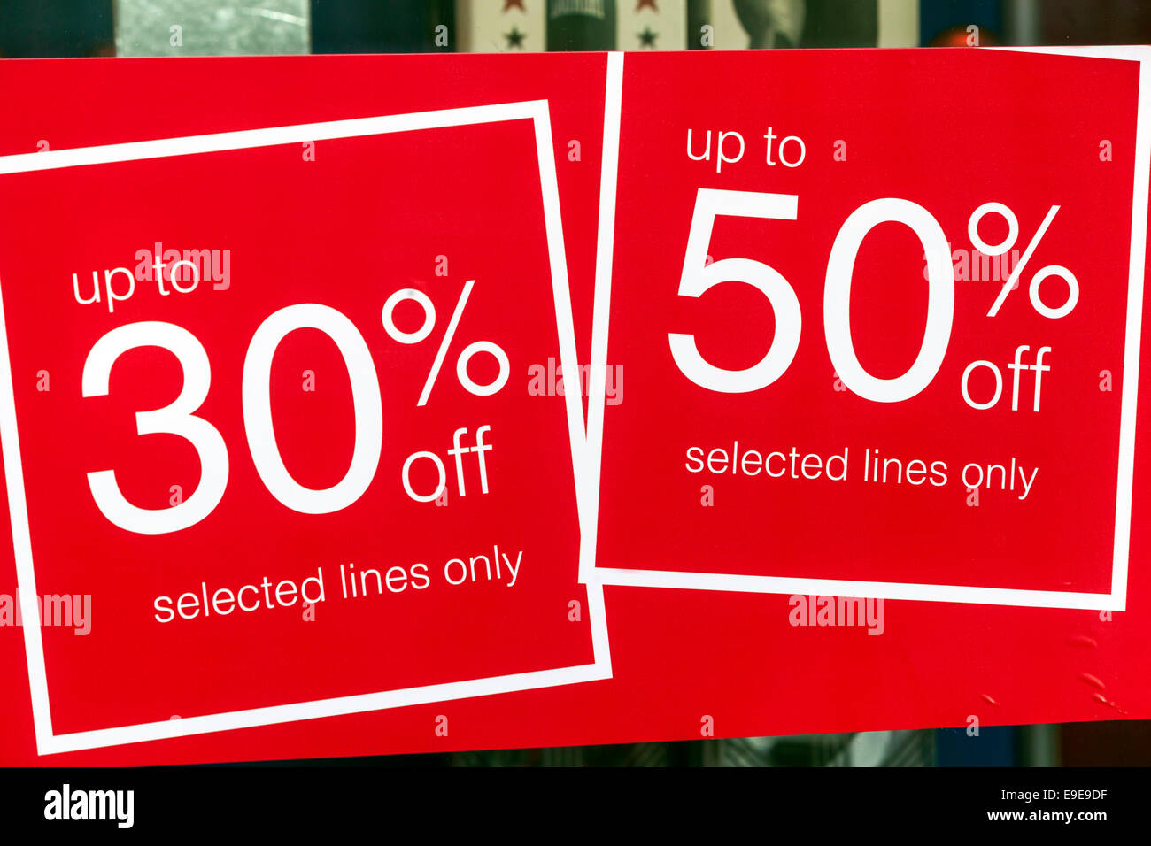Window display sale sale hi-res stock photography and images - Alamy