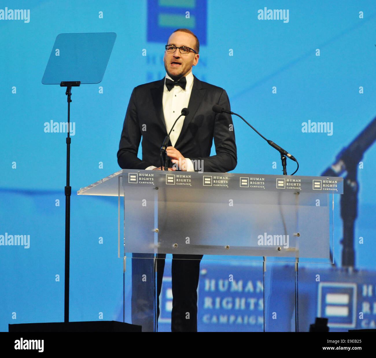 Washington, Dc, USA. 25th Oct, 2014. HRC President CHAD GRIFFIN ...