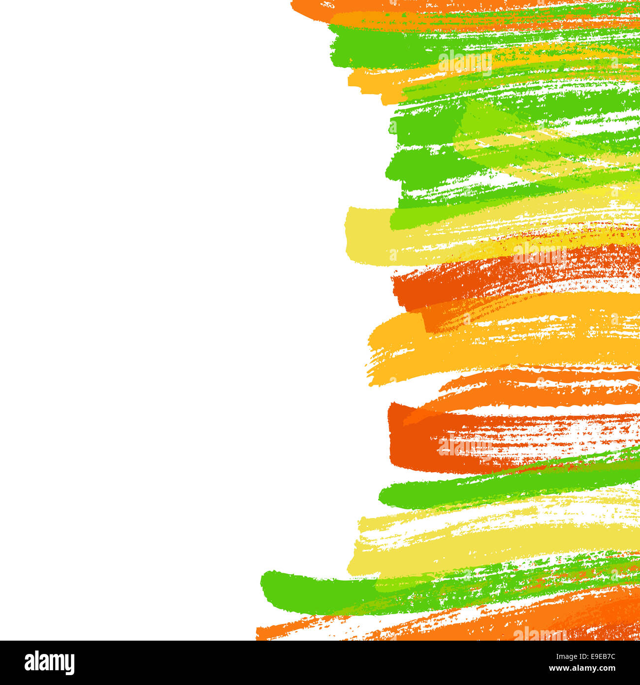 Colorful paint brush strokes background Stock Photo - Alamy