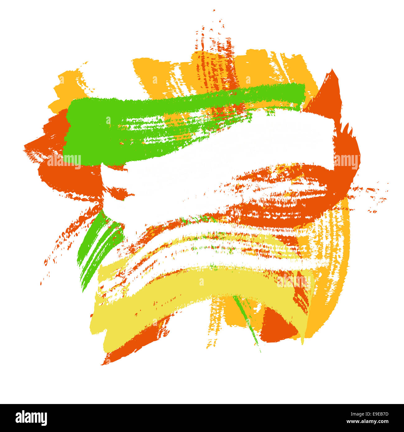 Colorful paint brush strokes background Stock Photo - Alamy