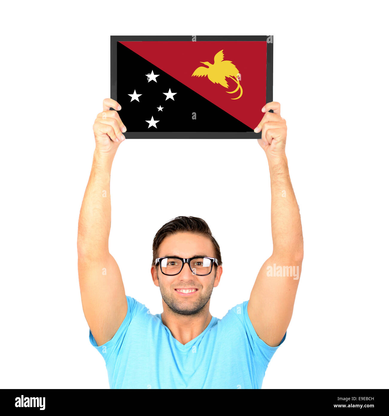 Handsome papua new guinea man Cut Out Stock Images & Pictures - Alamy