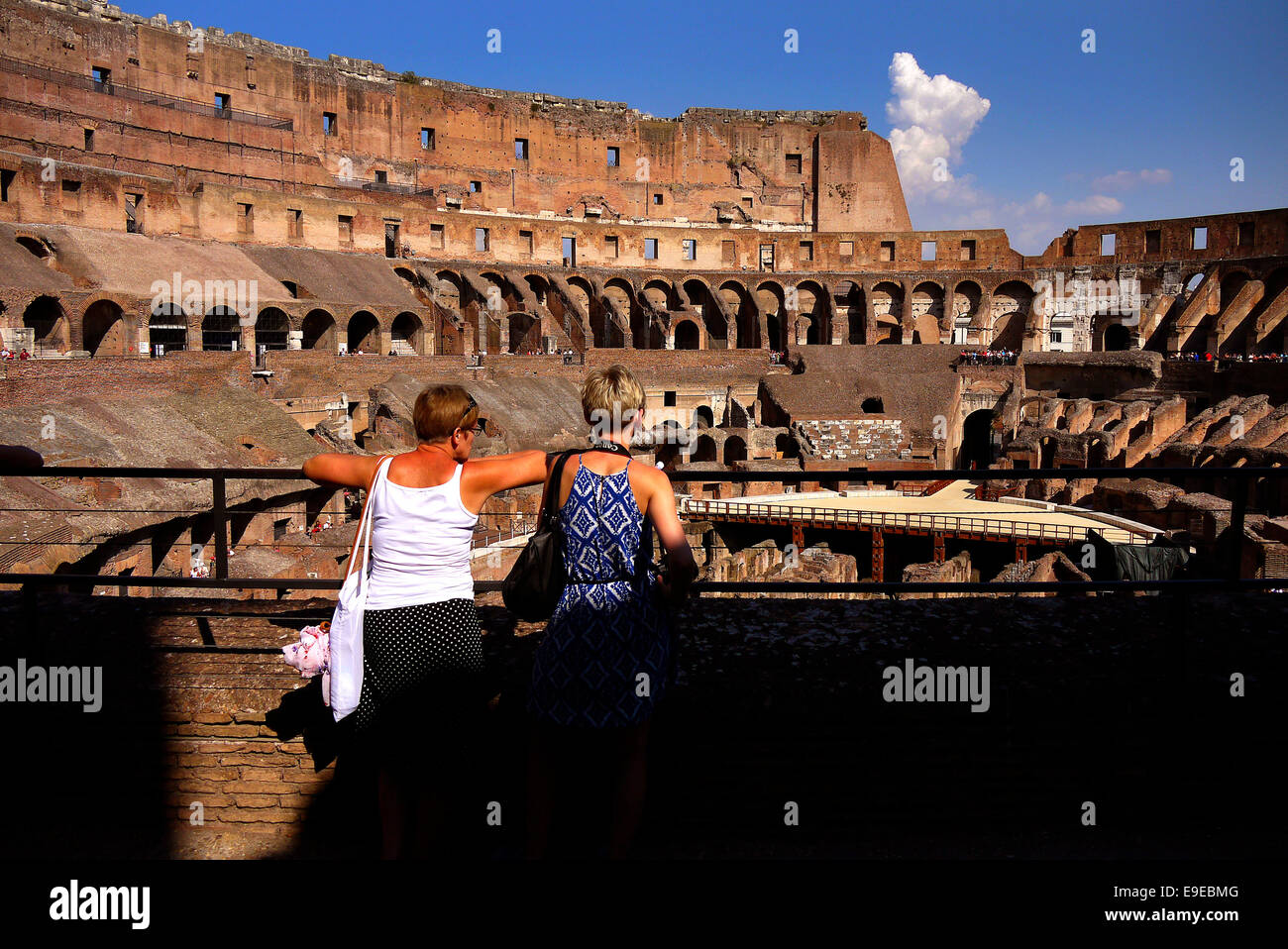 Tourists at the Colosseum in Rome, Italy Stock Photo - Alamy
