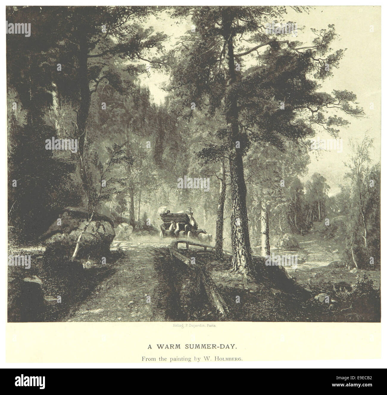 This 1894 piece by Mechelin depicts a warm summer day, capturing a ...