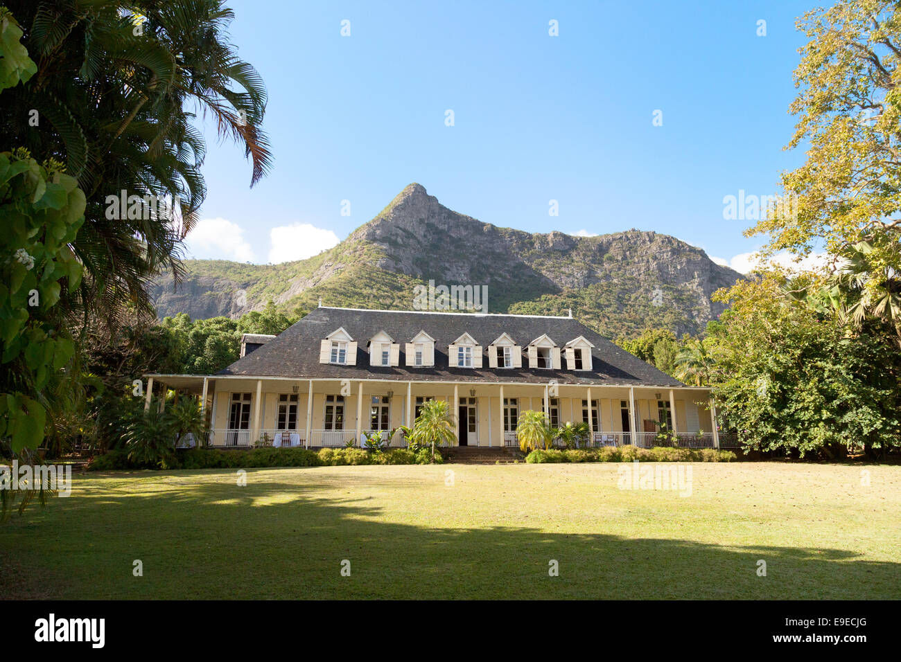 Eureka mansion, a 19th century colonial house in central Mauritius ...