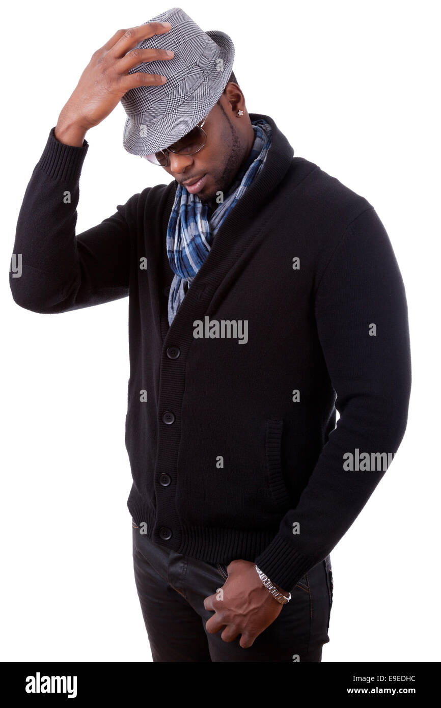 African american man isolated on white background - Black people Stock ...