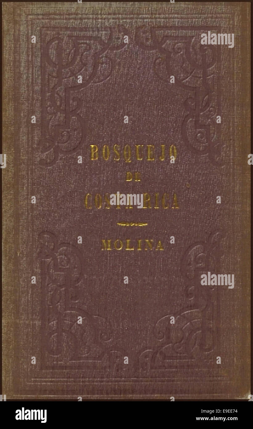 An 1851 map by Molina depicting the geography and topographical ...