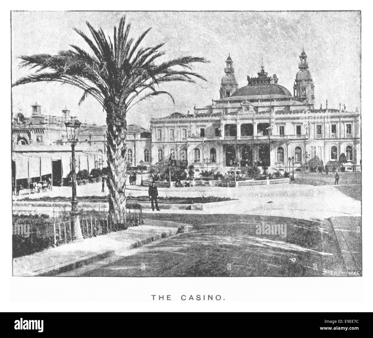 This 1891 illustration of the Monte Carlo Casino in Monaco showcases ...